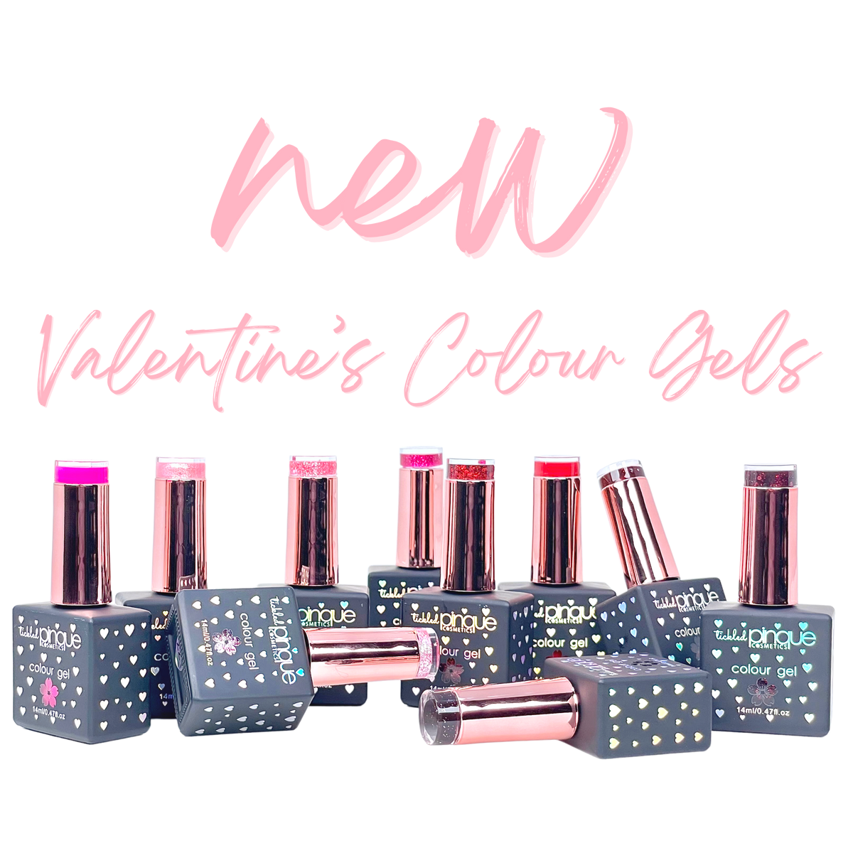 Valentine’s Gel Collection – Tickled Pinque Cosmetics Canada